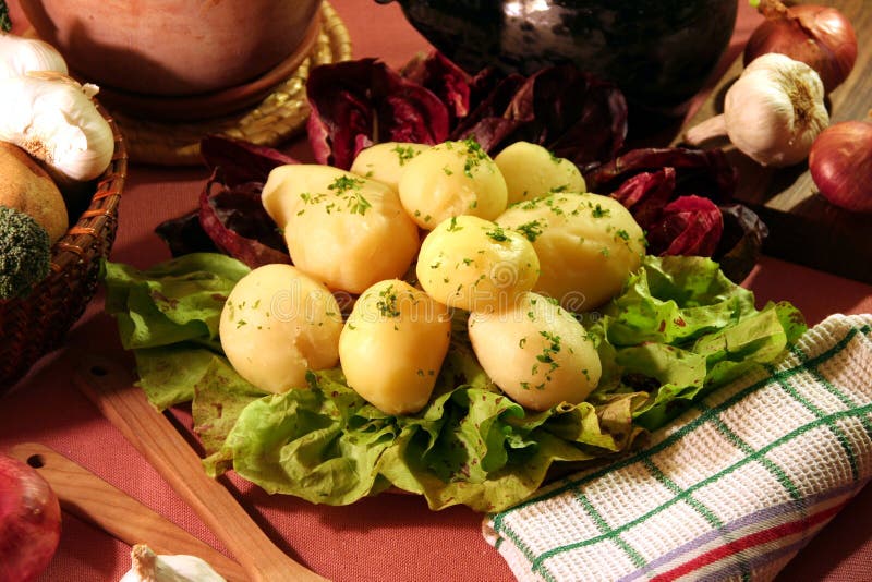 Cooked potato stock photo. Image of eating, famine, frugality - 12033922