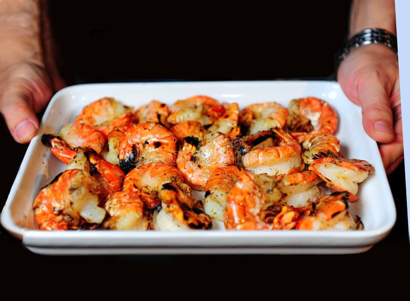 Cooked prawns stock photo. Image of lunch, cooked, healthy - 2354028