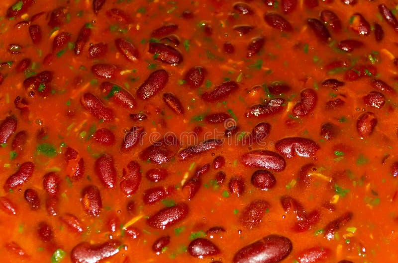 Cooked red beans closeup. stock image. Image of haricot - 37270621