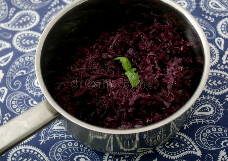Cooked red cabbage stock photo. Image of cooked, buffet - 102428246