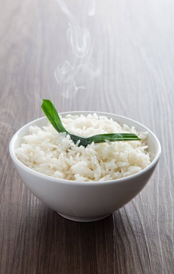 Cooked Rice with Aromatic Pandan Stock Image - Image of healthy, pandan ...