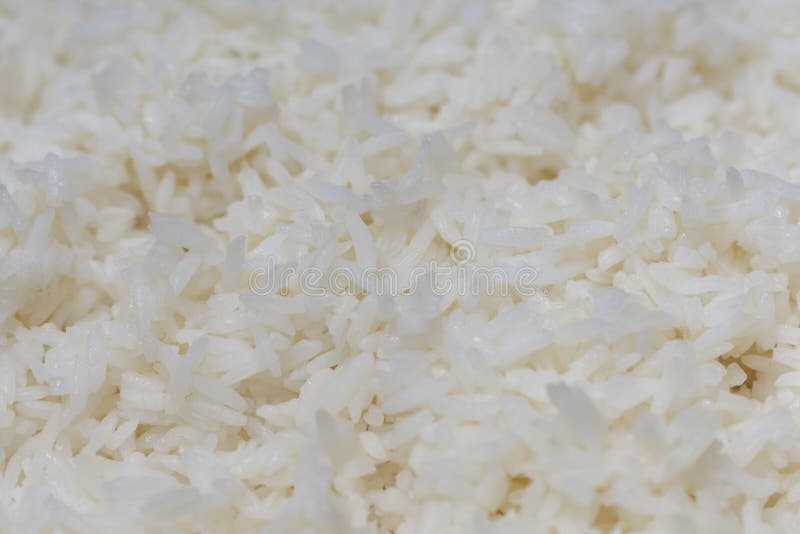 Cooked Rice Background. Closeup Stock Photo - Image of diet, asian ...