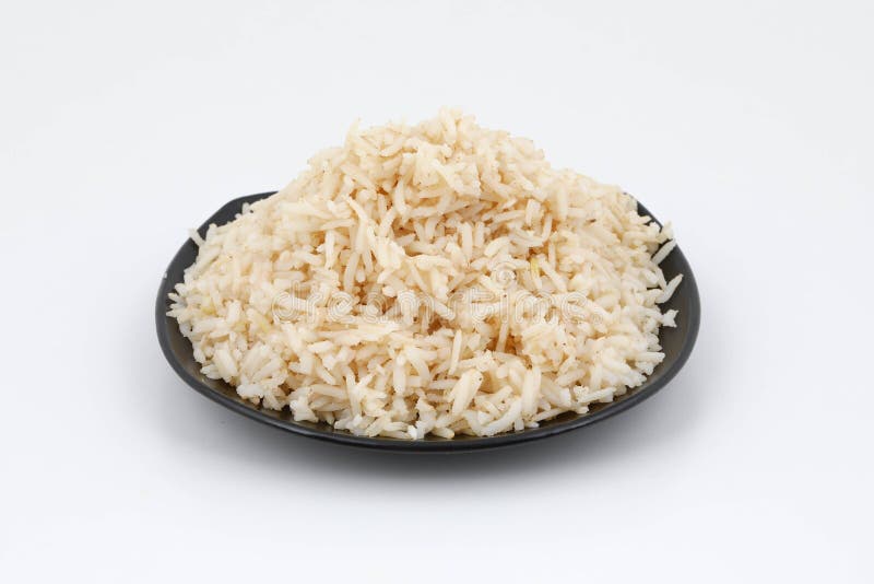 Cooked rice stock image. Image of side, accompaniment - 90420655