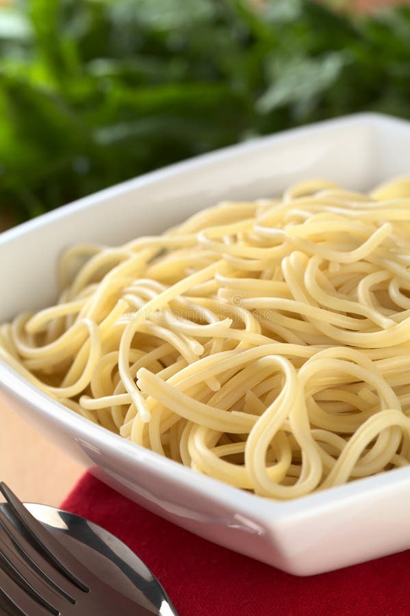 Cooked Spaghetti stock photo. Image of spaghetti, selective - 20427136