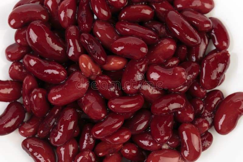 Cooked Sweet Red Beans with Selective Focus Stock Image - Image of ...