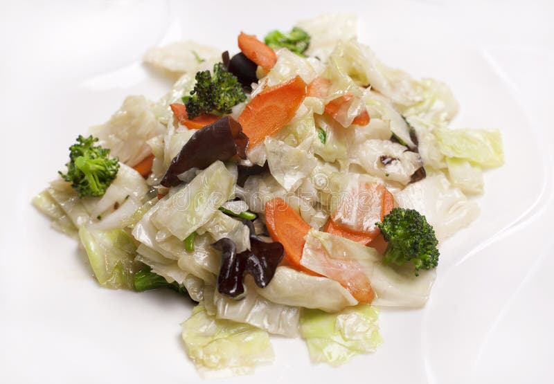 Cooked vegetable stock photo. Image of healthy, broccoli - 25829924