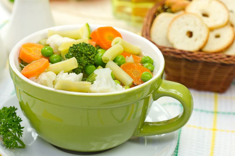 Cooked vegetables stock photo. Image of dinner, vegetarian - 46924296