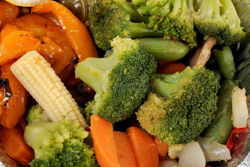 Cooked Veggies stock image. Image of meal, pepper, dinner - 17326293