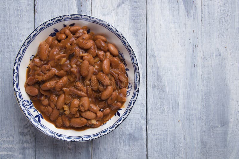 Cooked white beans stock image. Image of fried, home - 127746519