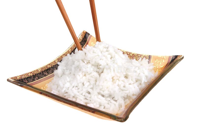 Cooked white rice grains stock photo. Image of grain - 19794552