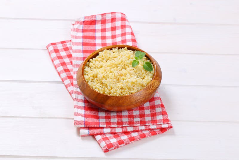 Cooked whole groats stock image. Image of hulled, portion - 99268489