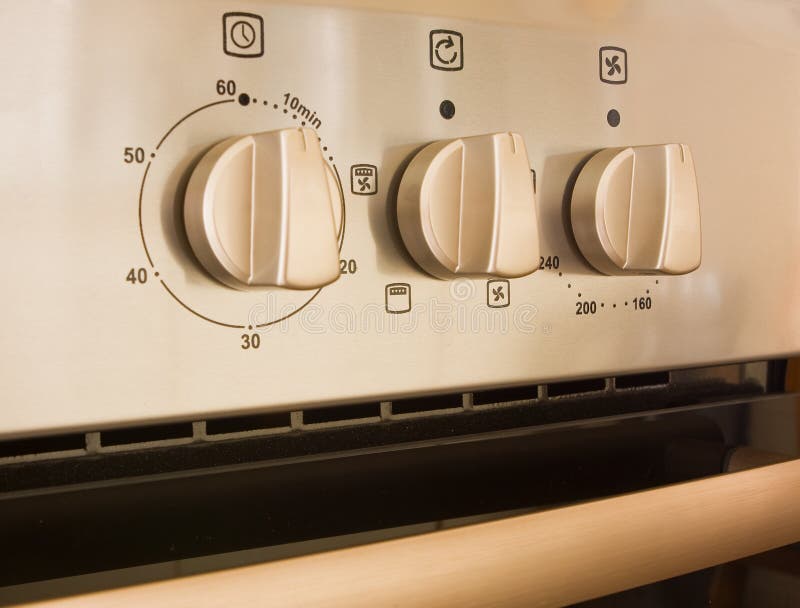Cooker control details stock photo. Image of display, heat - 8737116