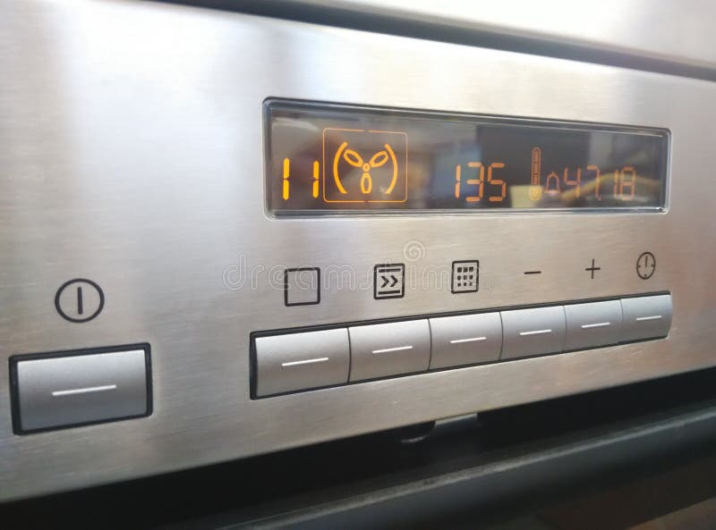Cooker front panel stock image. Image of panel, dispaly - 95506331