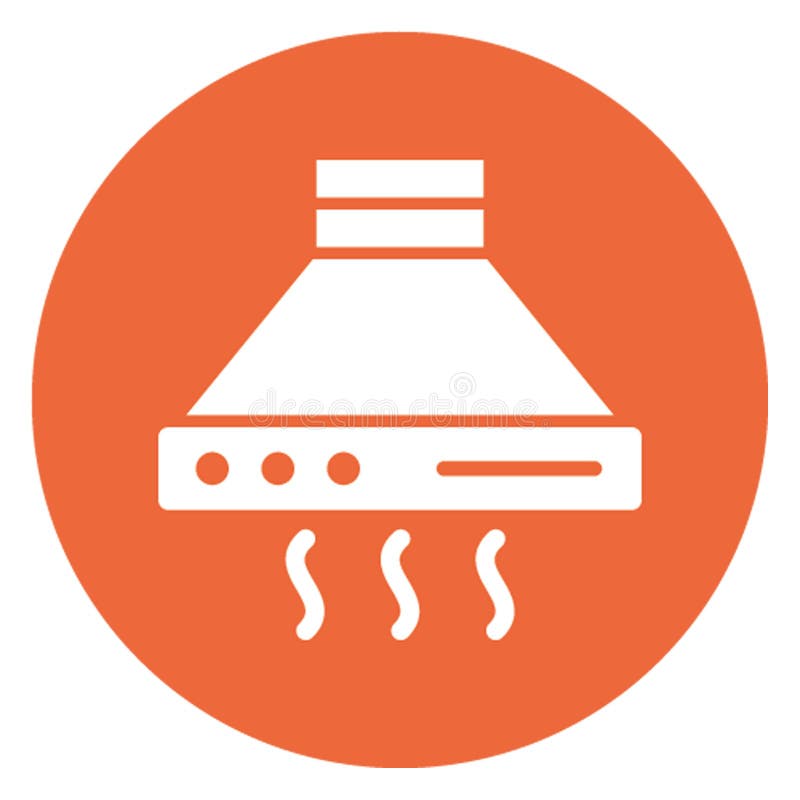 Cooker Hood Isolated Vector Icon Fully Editable Stock Vector ...