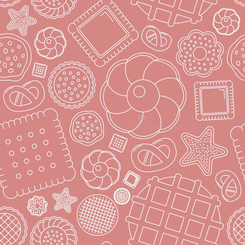 Cookie background 02 stock vector. Illustration of gingerbread - 171054179