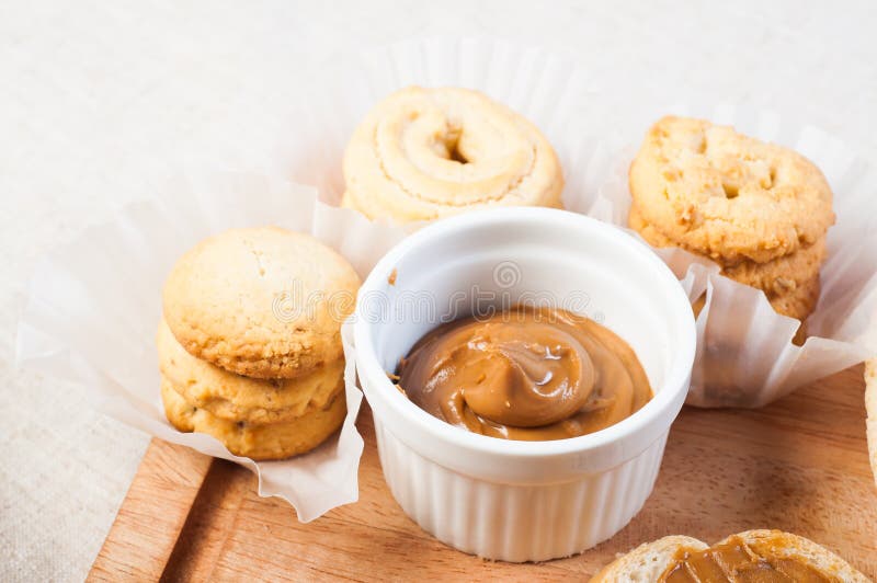 Cookie butter spread stock image. Image of container - 32942489