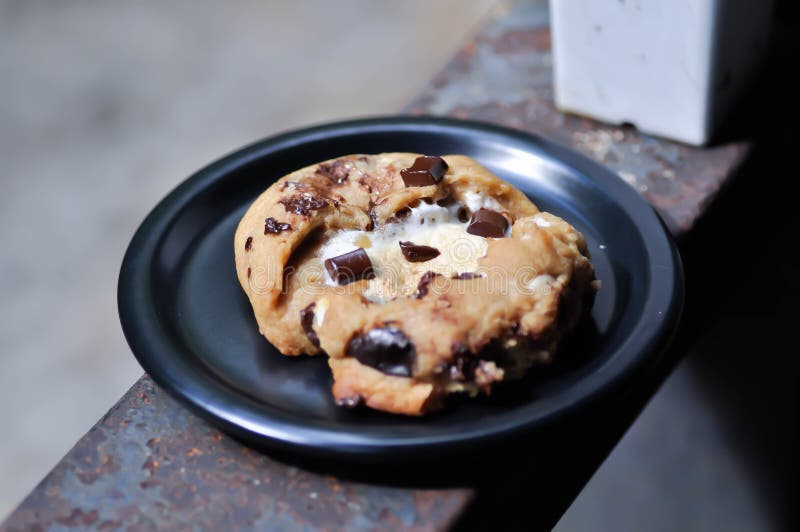 Cookie, Cooky or Milk Cookie or Chocolate Cookie Stock Photo - Image of ...