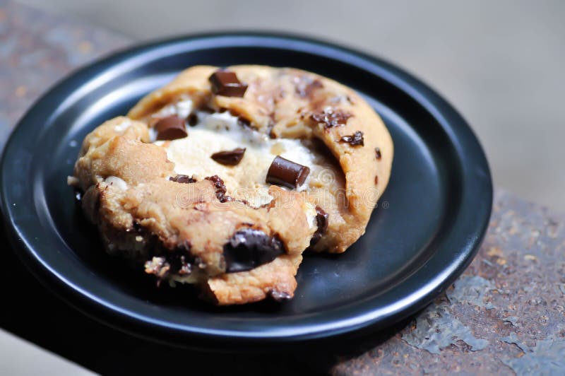 Cookie, Cooky or Milk Cookie or Chocolate Cookie Stock Photo - Image of ...