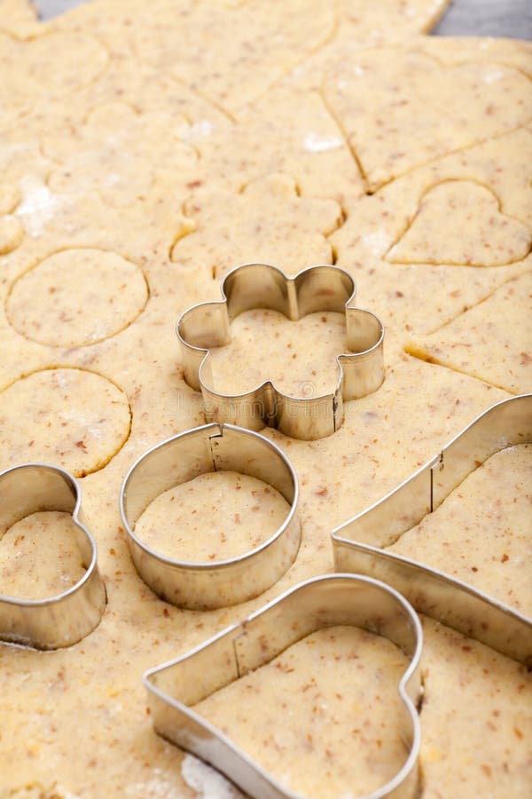 Cookie Cutter in Different Shapes Stock Image - Image of macro, pastry ...