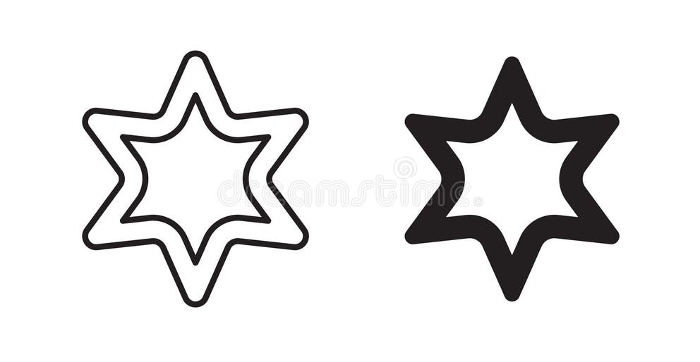 Cookie Cutter Thin Line Vector Icon Set Stock Vector - Illustration of ...