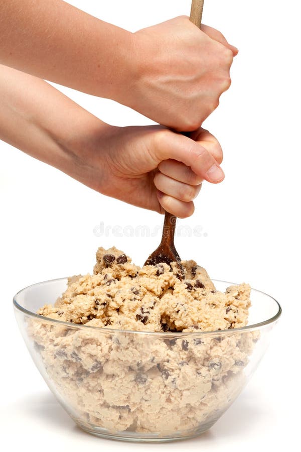 Cookie Dough Mix stock image. Image of glass, food, making - 10610579