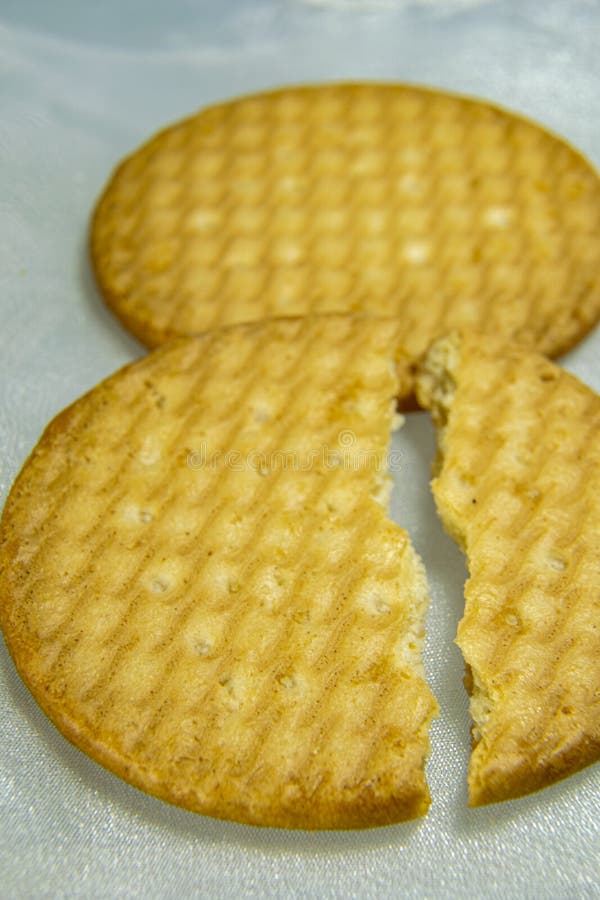 Whole Cookie and Split Cookie. Stock Photo - Image of cookie ...