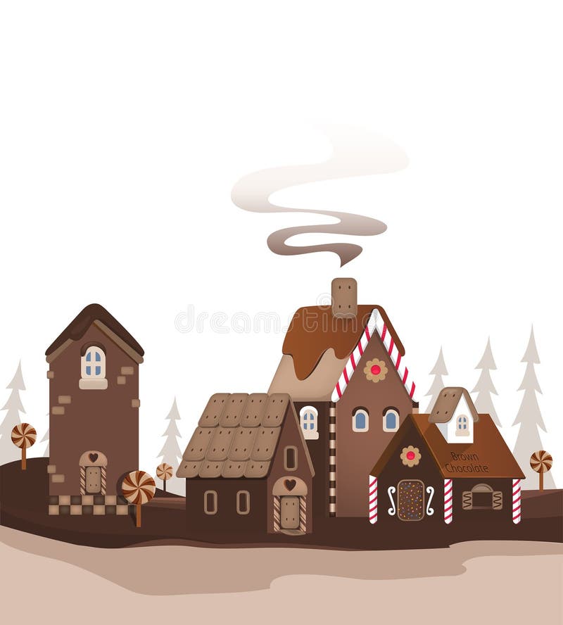 Cookie House stock vector. Illustration of celebration - 84290590