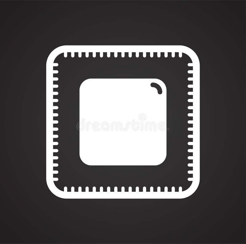 Cookie Icon on Background for Graphic and Web Design. Simple Vector ...