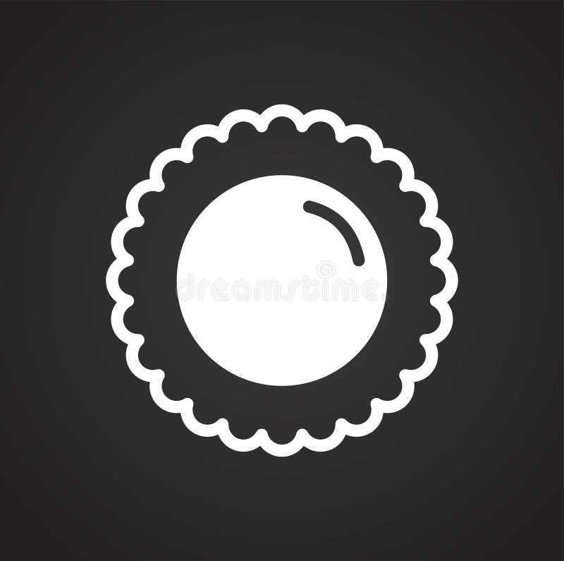 Cookie Icon on Background for Graphic and Web Design. Simple Vector ...