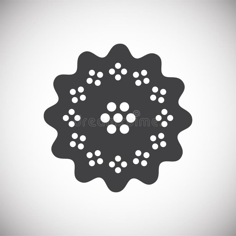 Cookie Icon on Background for Graphic and Web Design. Simple Vector ...