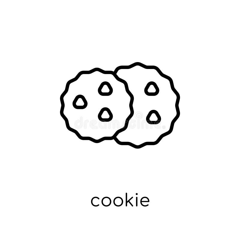 Cookie Icon from Christmas Collection. Stock Vector - Illustration of ...