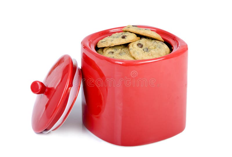 Cookie Jar stock image. Image of chocolate, chip, homemade - 8194305