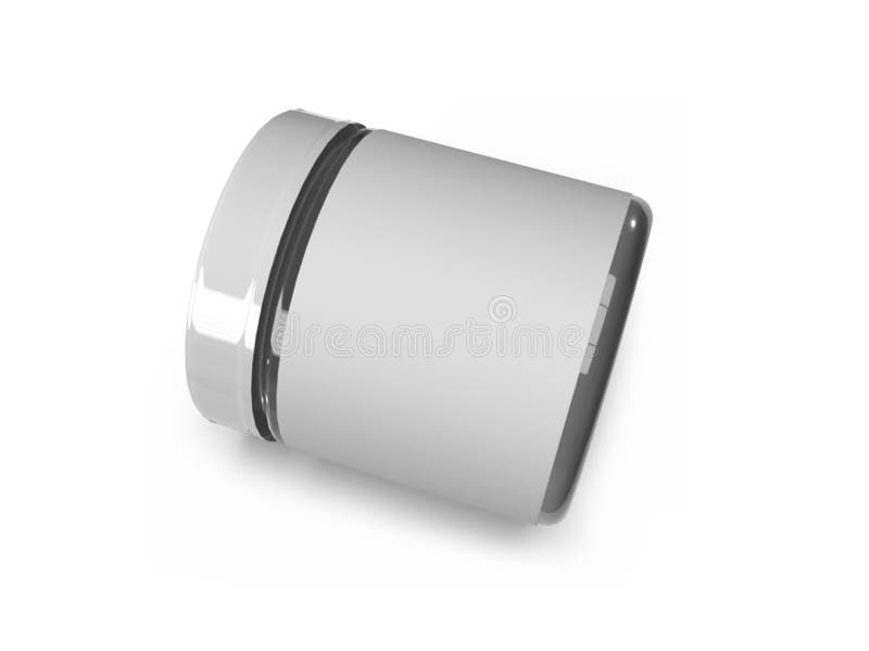 Cookie Jar 3D Illustration Mockup Scene Stock Illustration ...