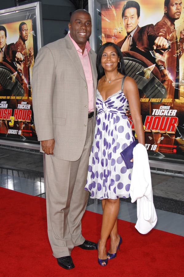 Cookie Johnson, Earvin editorial stock photo. Image of featureflash ...