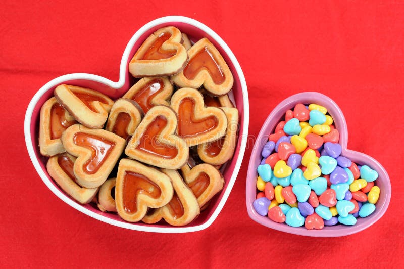 Cookie and love candies stock image. Image of stack, white - 32391263