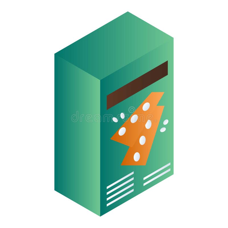 Cookie Pack Cartoon Icon. Sweet Snack Bag Stock Illustration ...