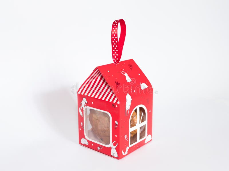Cookie in Paper House Model Stock Image - Image of ookie, single: 116652443