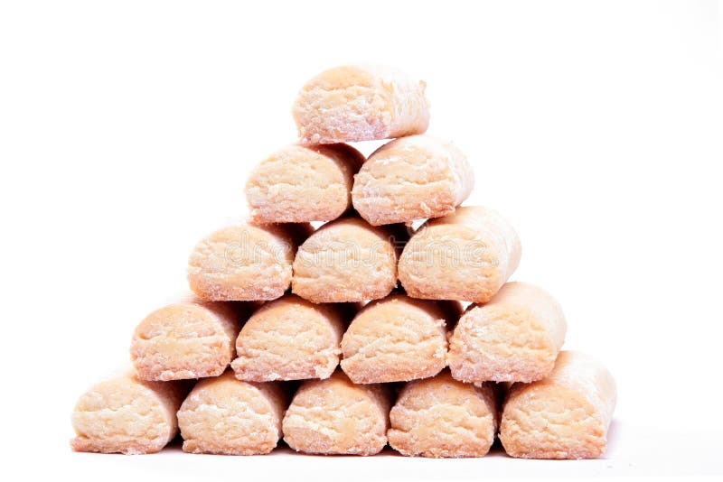 Cookie pyramid stock image. Image of sugar, biscuit, isolated - 3623329