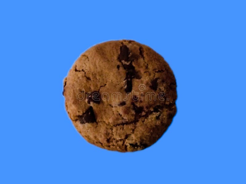 Cookie with round shape stock illustration. Illustration of backround ...