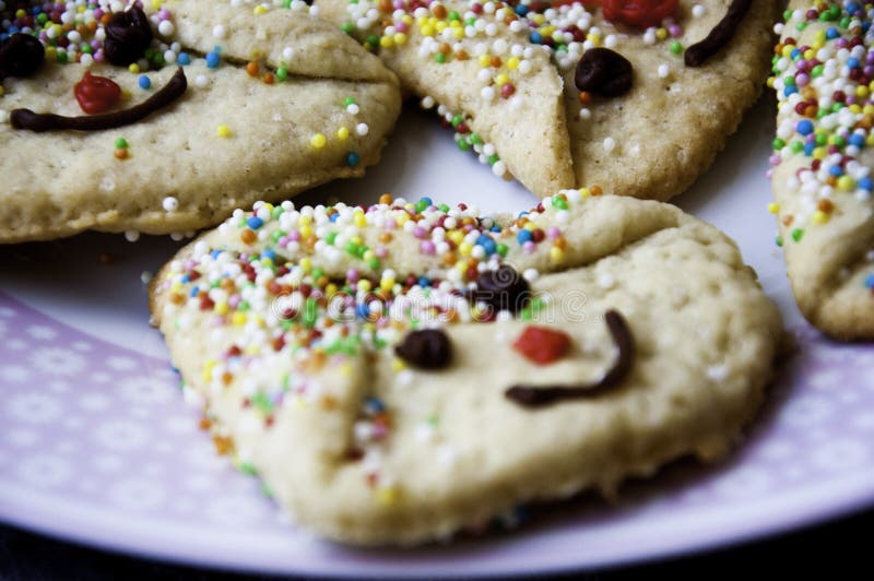 Cookie time stock photo. Image of clown, cakes, flags - 69824060