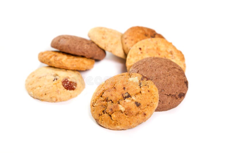 Cookie tower stock image. Image of closeup, pattern, delicious - 34650991
