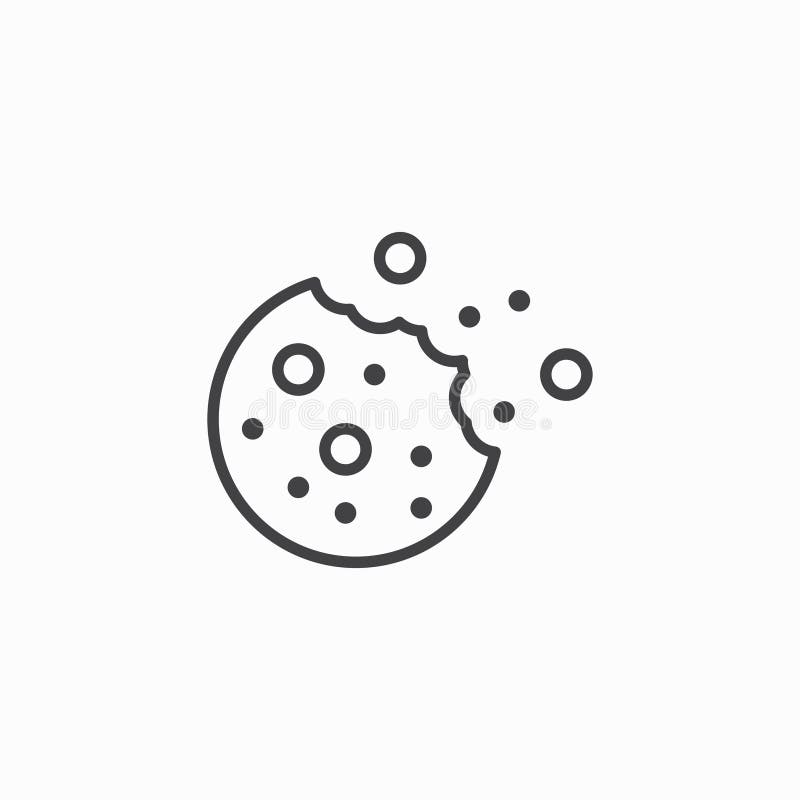 Cookie vector icon set stock vector. Illustration of bakery - 340398203