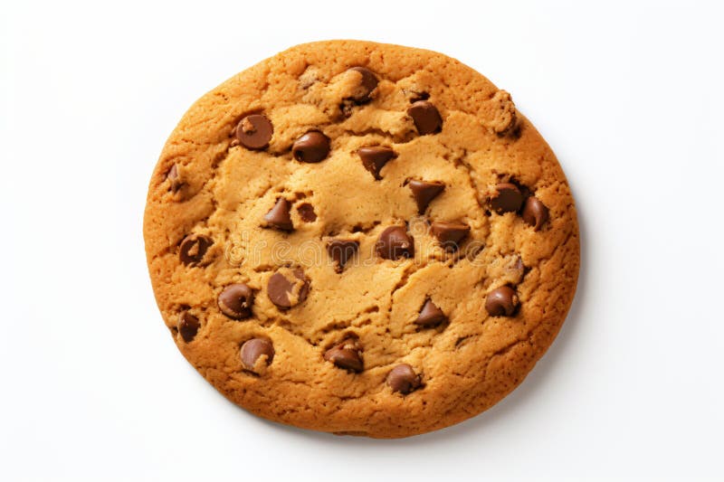 Cookie on white background stock illustration. Illustration of candy ...