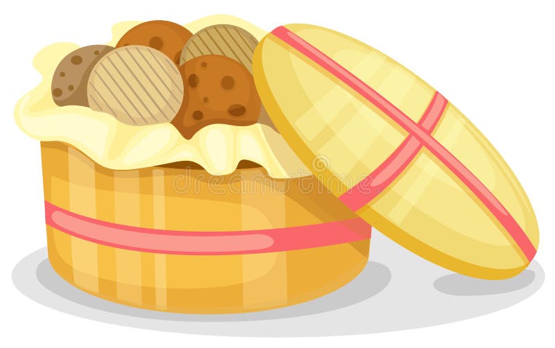 Box of cookies stock vector. Illustration of chocolate - 24112825