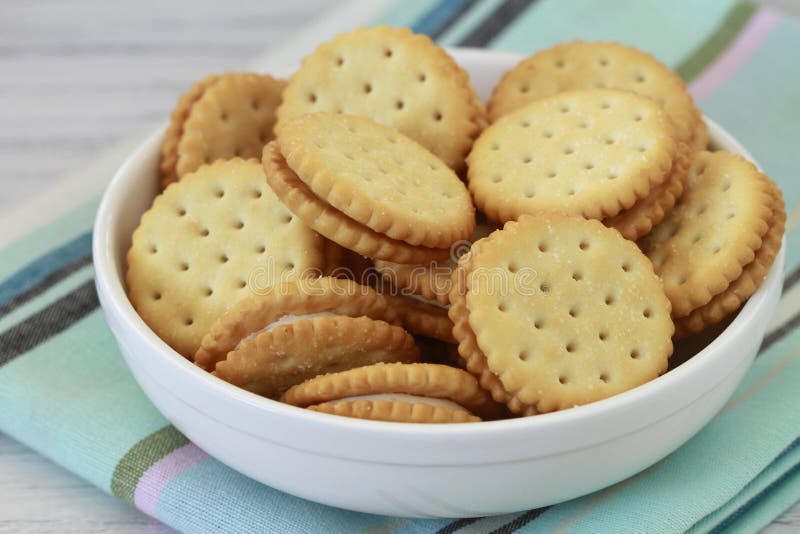 Cookies in a Bowl stock image. Image of snacks, cloth - 18404279