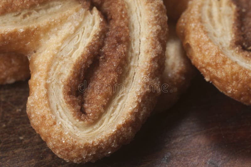 Cookies Brezel with Sugar and Cinnamon Stock Image - Image of closeup ...