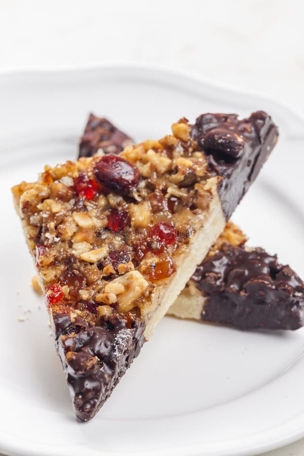 Cookies with Candies, Nuts and Chocolate Stock Image - Image of crunchy ...