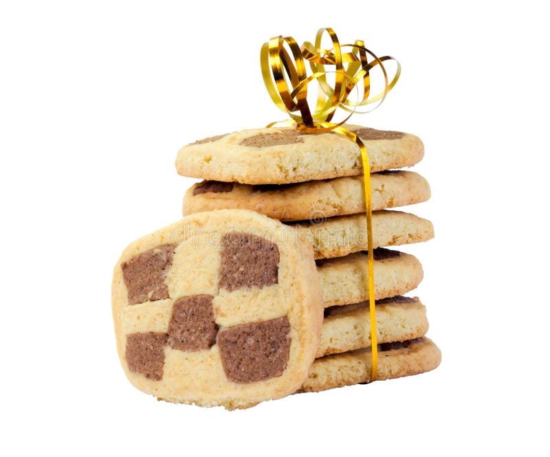 Cookies checkered stock photo. Image of sweet, isolated - 27699672