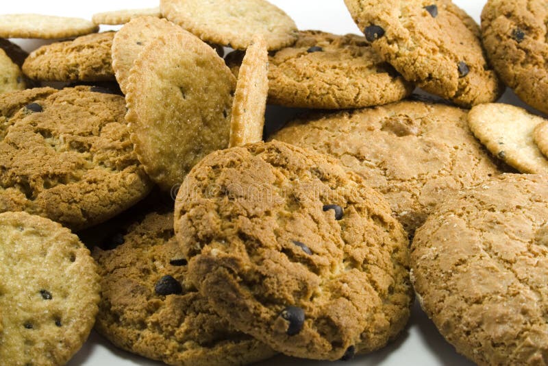 Cookies close-up stock image. Image of sweet, cocoa, group - 4632315