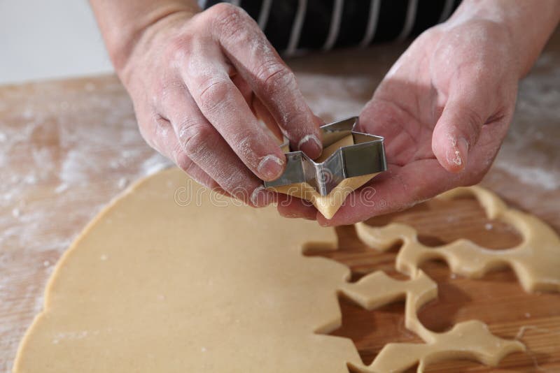 Cookies cutter forms stock image. Image of pastry, christmas - 33669219